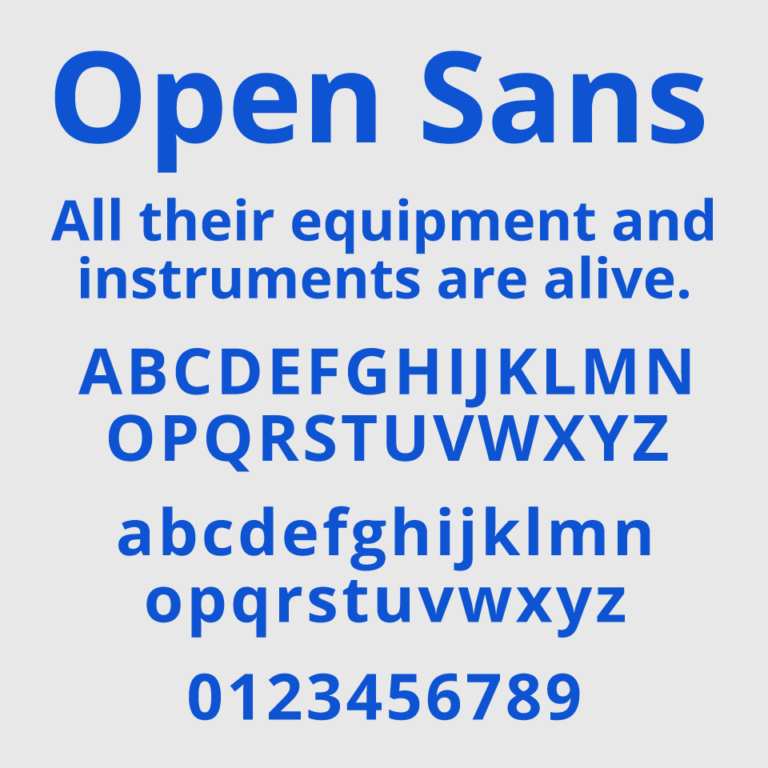 Open Sans Font｜GOOD FONTS