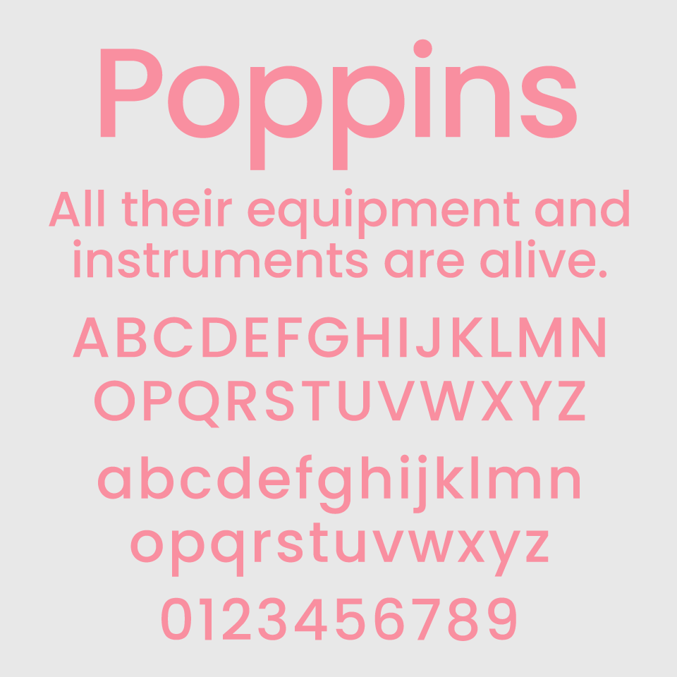 Poppins Font GOOD FONTS