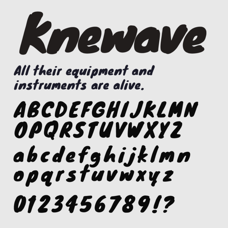 Knewave Font｜GOOD FONTS