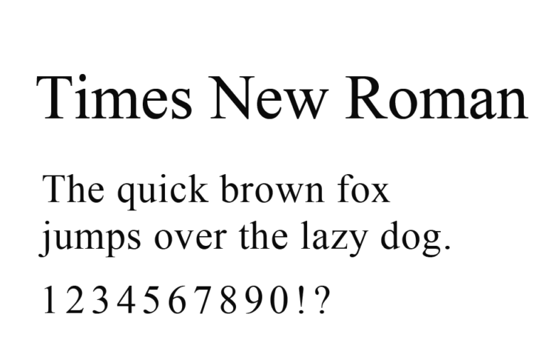 Times New Roman（タイムズ・ニュー・ローマン）フォントの魅力とは？信頼感と可読性を両立するタイポグラフィの定番｜GOOD FONTS