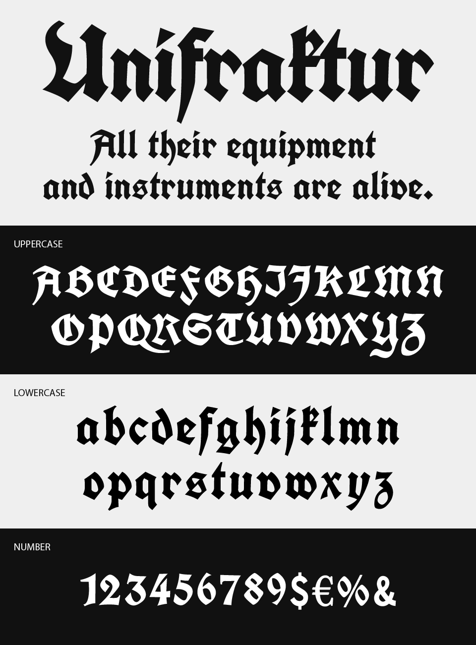 UnifrakturCook Font｜GOOD FONTS